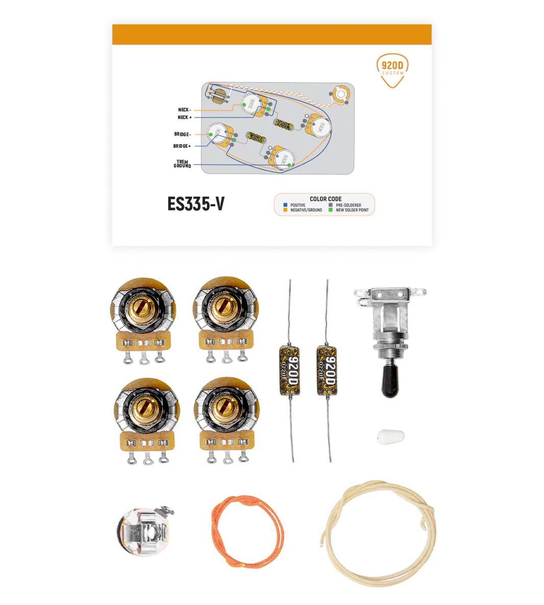 ES-335® Vintage Wiring Harness Kit - ES335-V-KIT
